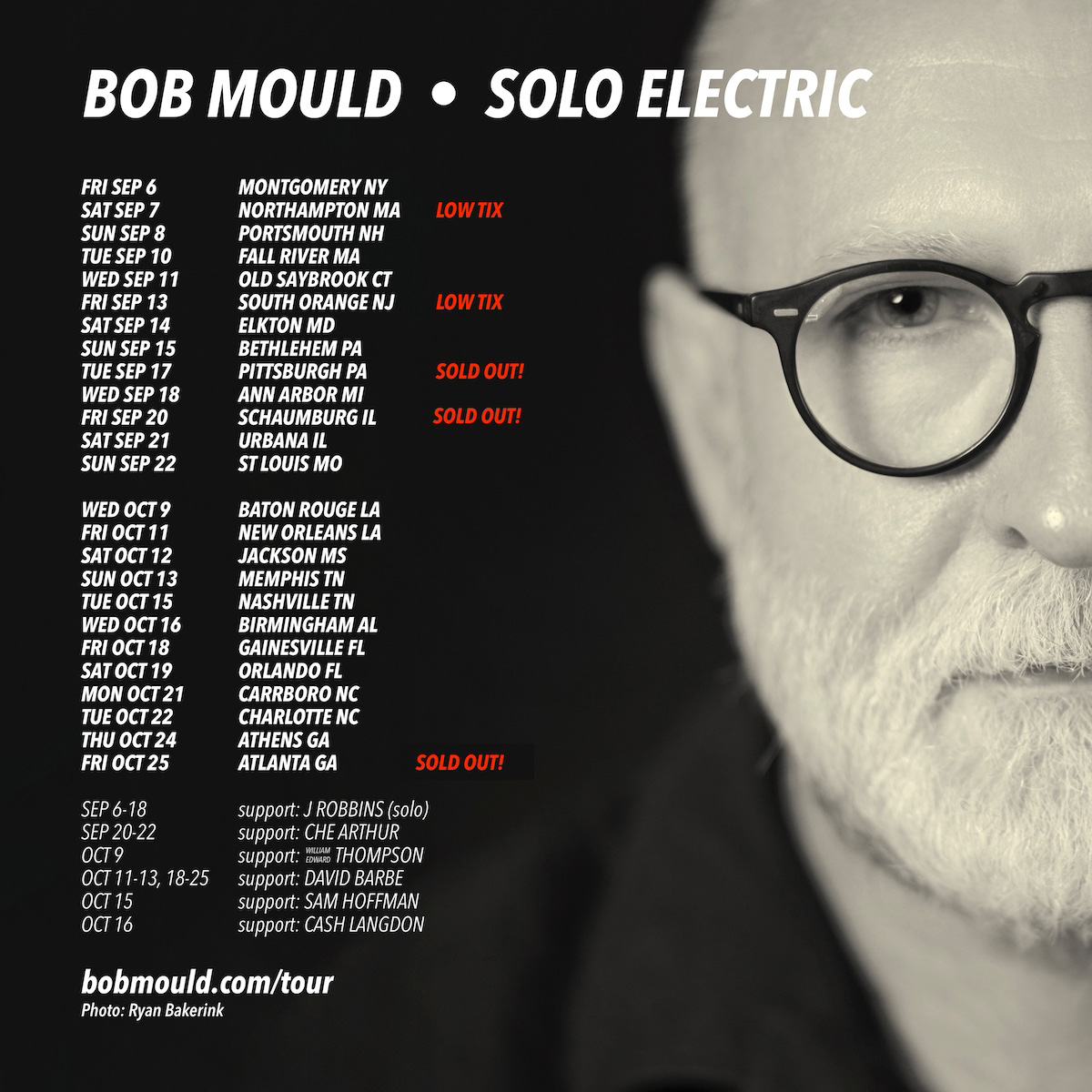 TOUR - Bob Mould